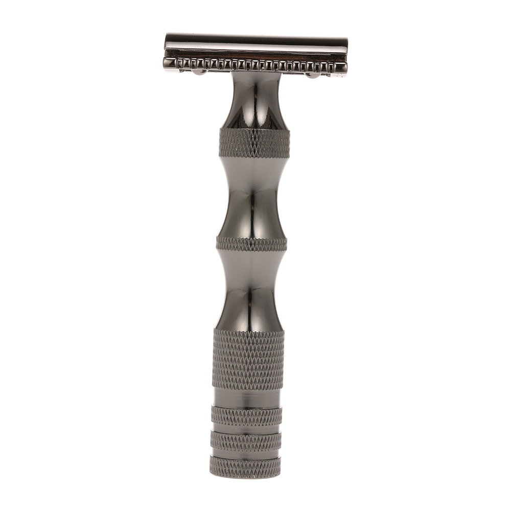 Double Edge Shaving Razor Safety Beard Razor Zinc Alloy Manual Mustache ...