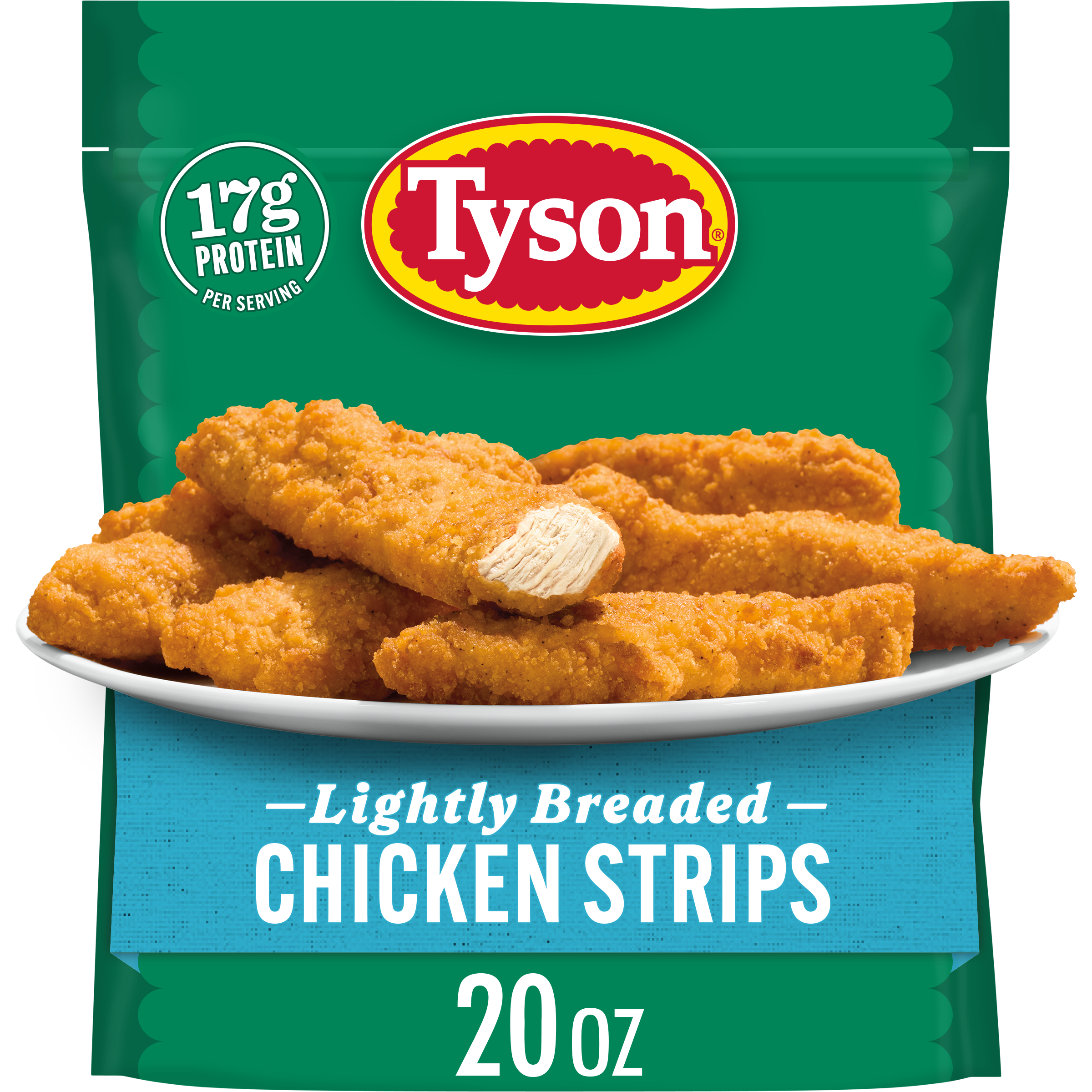 Tyson Lightly Breaded Boneless Chicken Nugget Bites, 20 oz (Frozen ...