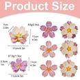 1-Piece Pink Cherry Blossom Cute Bag Clip Set,Decorative Magnetic ...