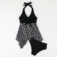 YAYUBA Women Swimsuits Stylish Tie Bikini Set With Sheer Mesh Skirt ...