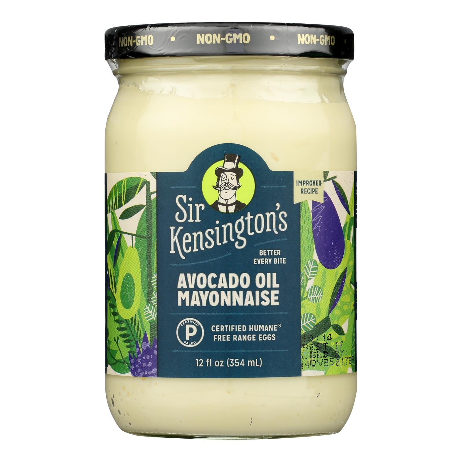 (6 Pack) Sir Kensington's Avocado Oil Mayonnaise, 12 Fl Oz Jar ...