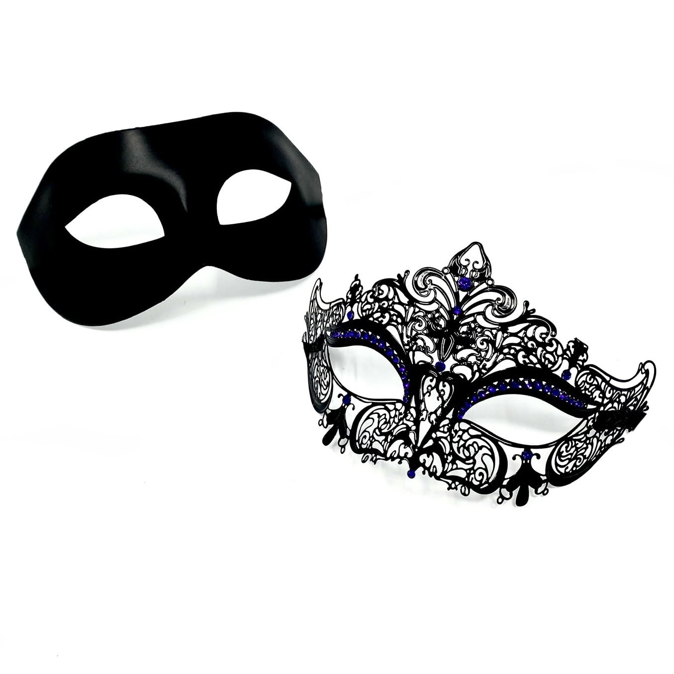 Couple Masquerade Masks Men Women Venetian Mardi Gras Mask For ...