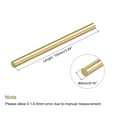 1Pack Brass Round Rods, 5/16 Inch Brass Solid Round Rod Lathe Bar Stock ...