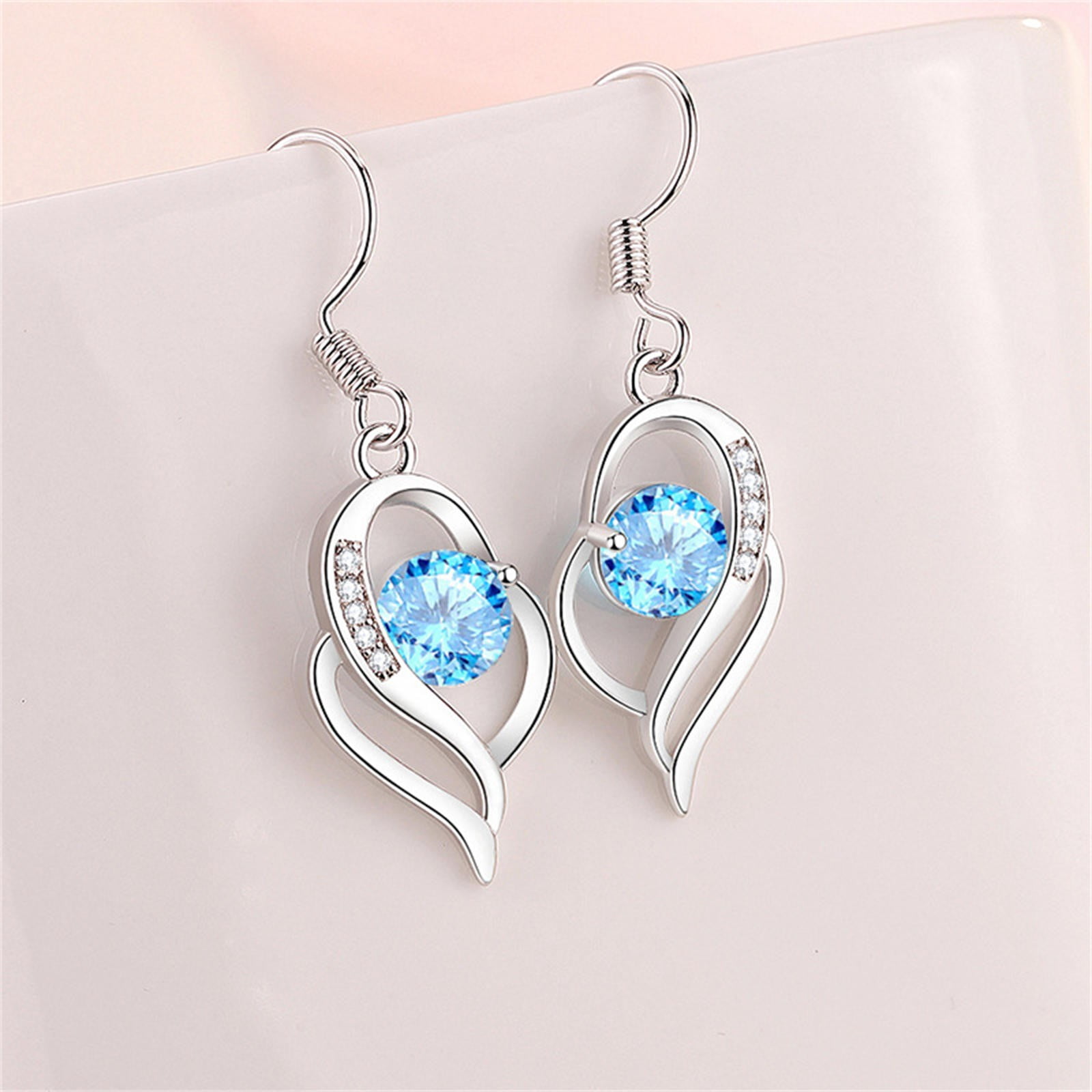 Click here for Huitkmm Silver Earrings Womens Pendant Earrings Et... prices