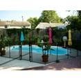 EZ-GUARD Safety Gate - DIY In Ground Pool Fence * Self-Closing * Self ...