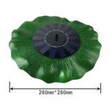 Raindrops 1.4 W lotus Leaf Solar Water Pump Outdoor Watering ...