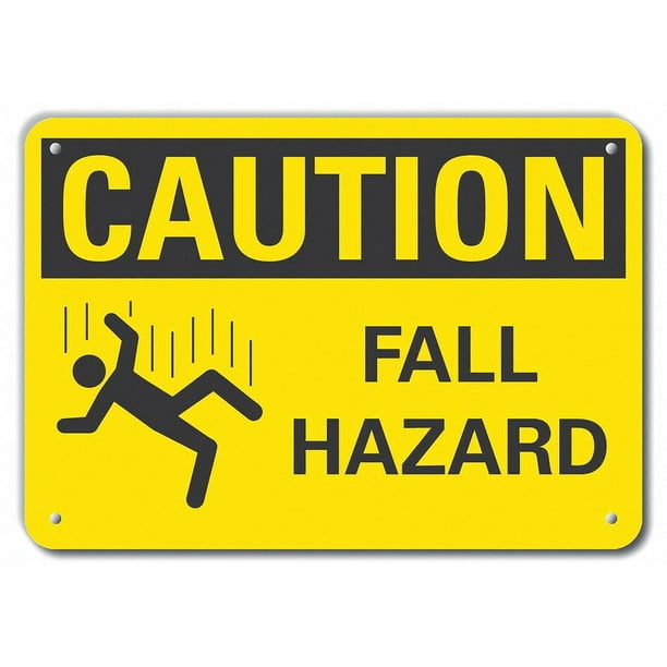 Fall Hazard Signs