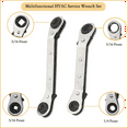 Valve Core Remover Installer Tool&HVAC Service Wrench Set ...