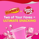 Snack Pack Pink STARBURST Fruity Candy Juicy Gels Cups for Kids, 3.25 ...