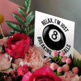 3drose, Eight Ball Relax Im Just Breaking Your Balls Funny Pool Design ...