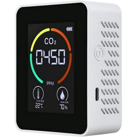 CO2 Meter with LCD Backlight TVOC Sensors Indoor Carbon Dioxide CO2 ...