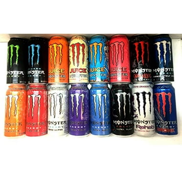 Monster Ultra Black Energy Drink, Zero Sugar, 16 Fl. Oz. - Walmart.com