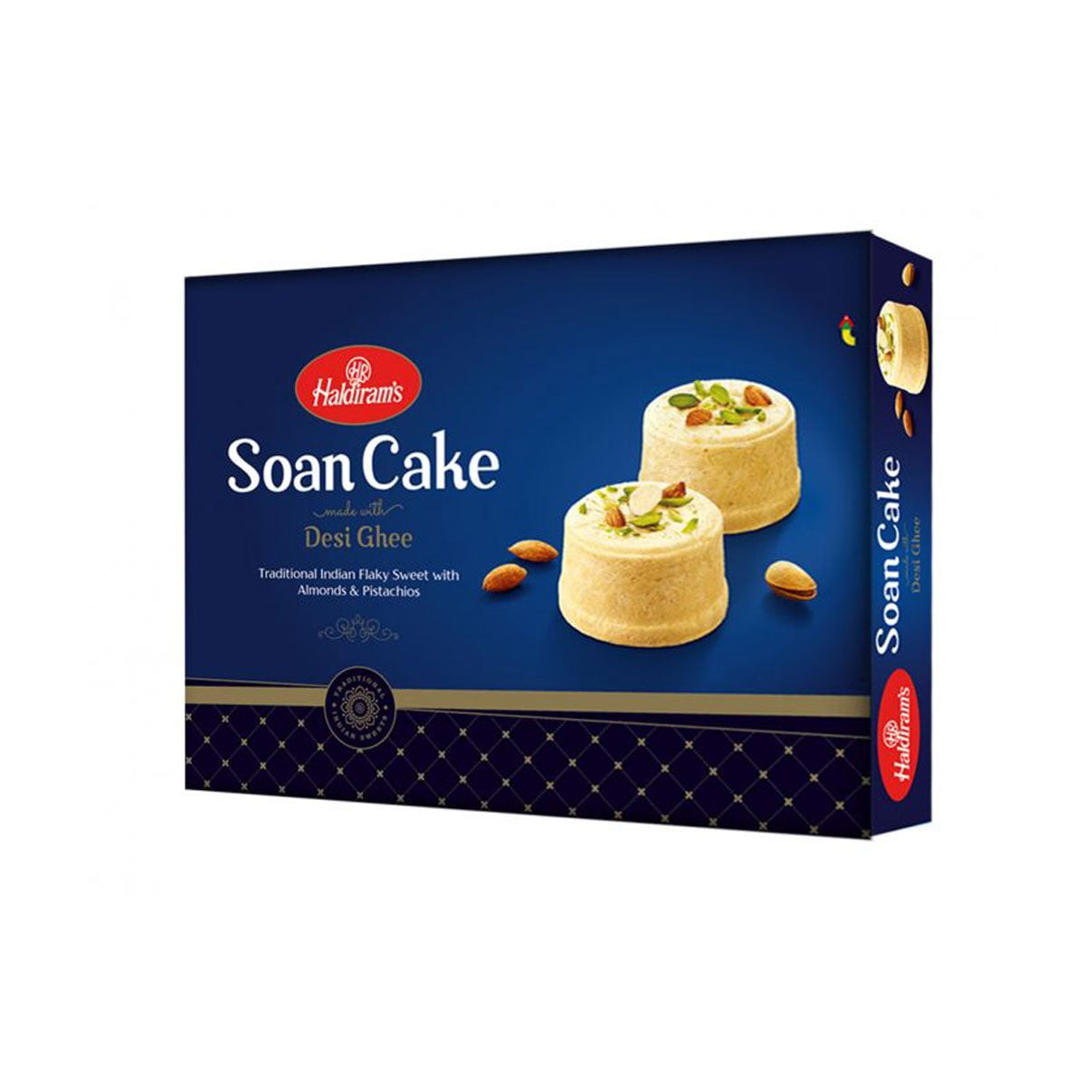 Haldirams Soan Cake Made With Desi Ghee 500g (Pack of 2) - Walmart.com