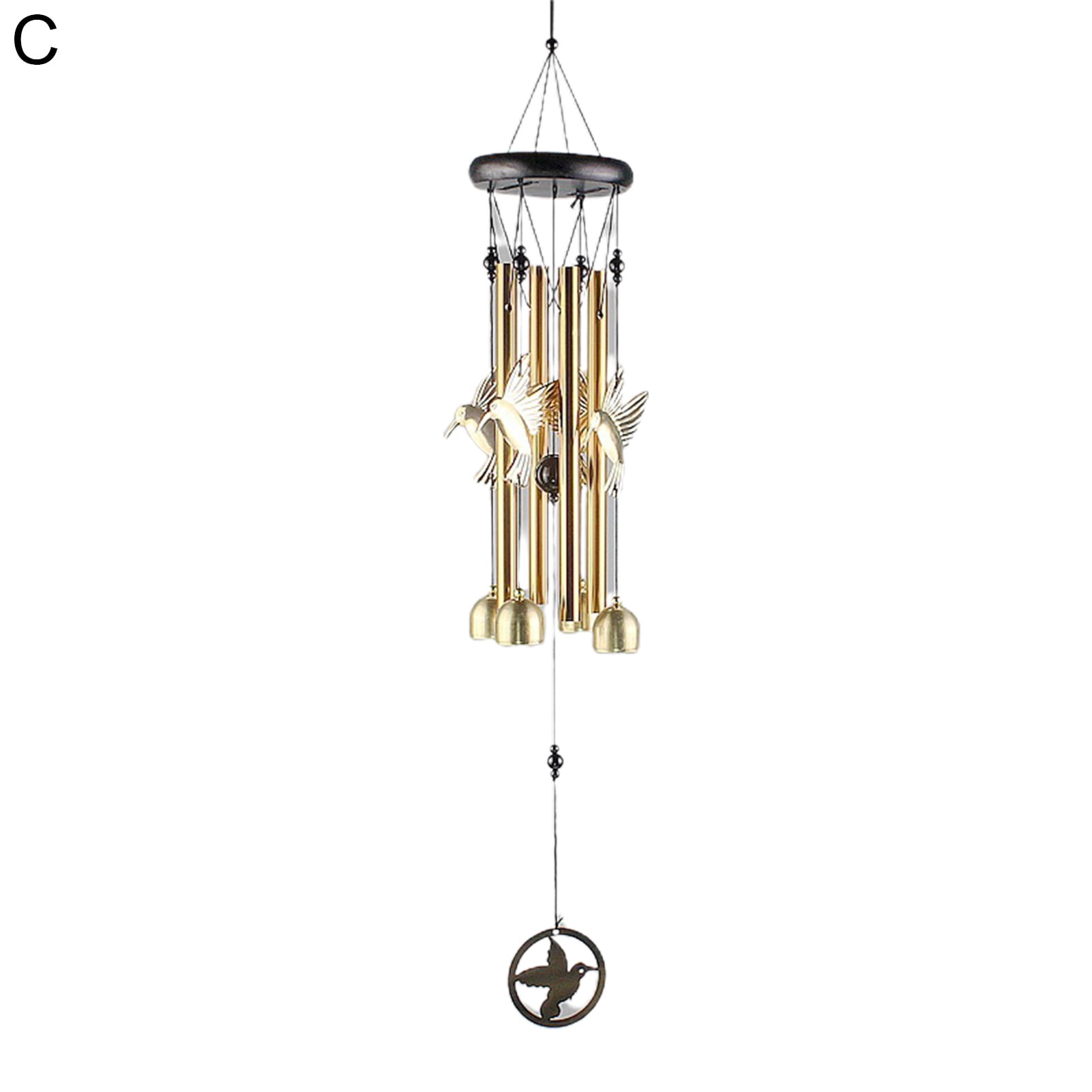 Yoone Nice-looking Wind Chime Easy Installation Metal Exquisite Animal ...