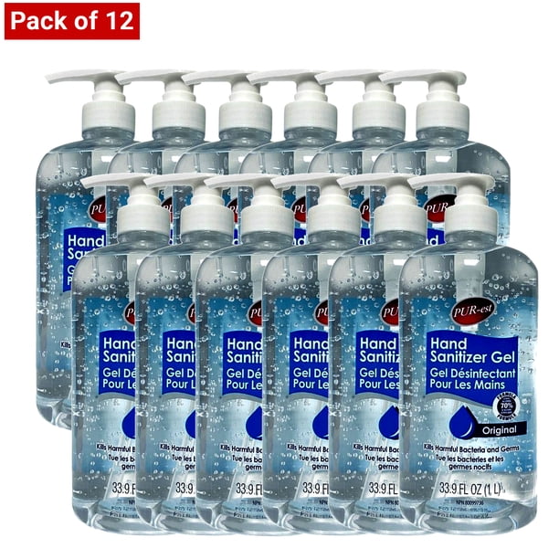 Purest Hand Sanitizer Pump 500 ML - (12 Pack) - Walmart.ca
