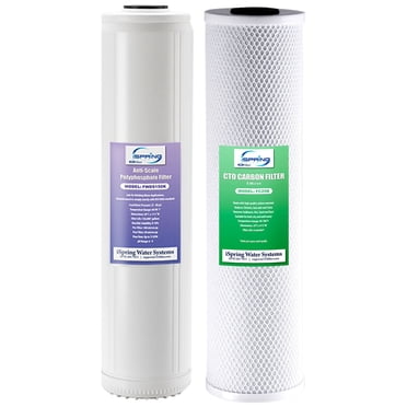 iSpring Whole House Water Filter System, Reduces Scale, Corrosion ...
