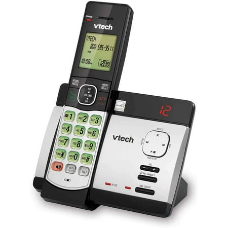 VTech CS5129 DECT 6.0 Cordless Phone, Digital Answering System with ...