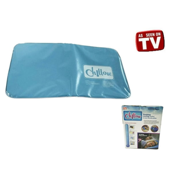 Chillow Cooling Pillow Therapy Insert Sleeping Aid Pad Mat Muscle ...
