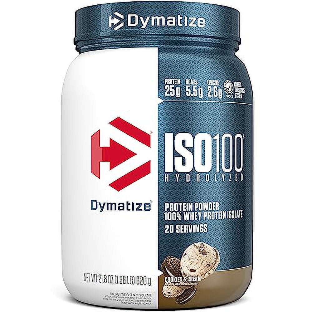 Click here for Dymatize Iso100 - Cookies & Cream 20 Srv 20 Srv prices