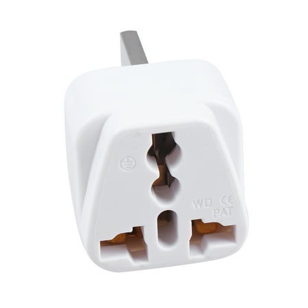 AU US EU to UK Changeover Plug 13A 250V Standard United Kingdom Type ...
