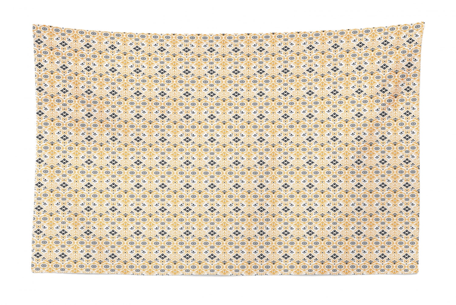 Floral Tapestry, Russian Folkloric Art Style Flowers Retro Pattern ...