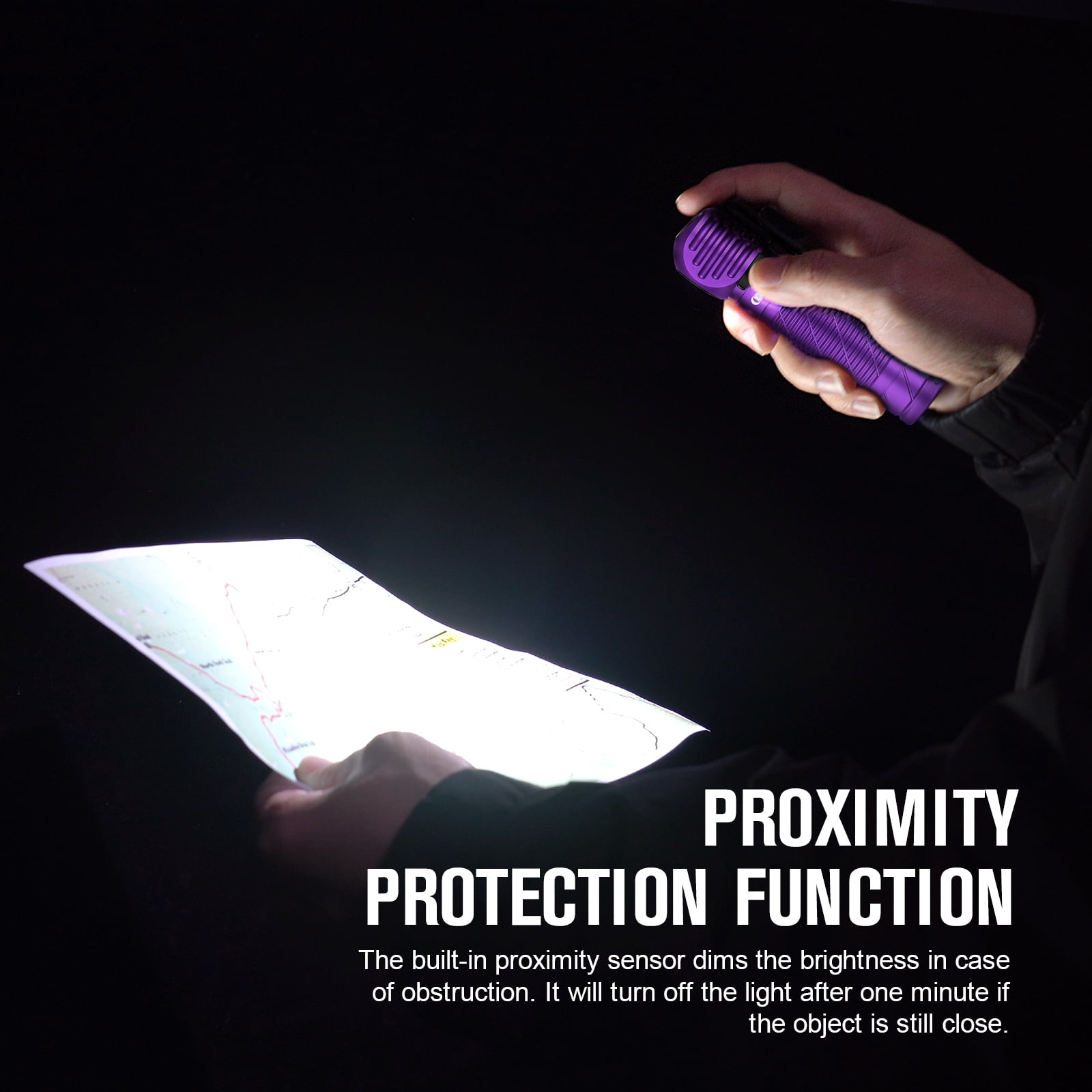 Buy Olight Perun 2 Purple Multi-functional Magnetic USB Rechargeable ...