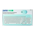 Onn Wireless Keyboard and Mouse Set with Dual-Connectivity 2.4GHz USB ...