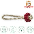 Extra Large 3-Piece Rope Toys Combo Pack for Tug, Chew, Teething ...