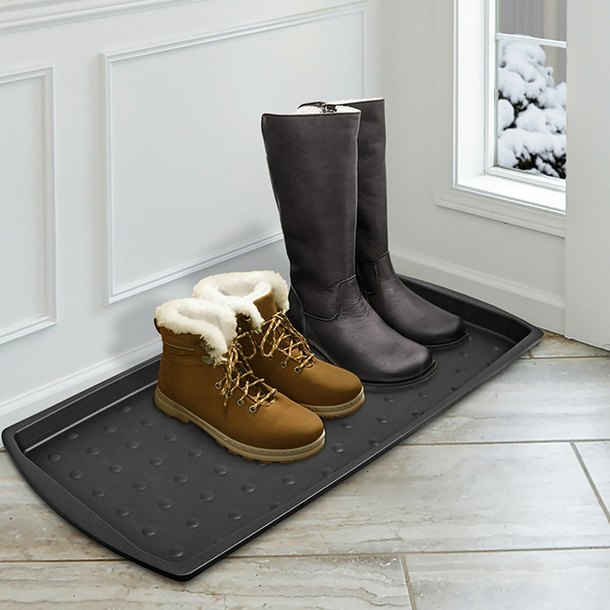 Click here for Mainstays 15X29 Soho Black Boot Tray 15 X 29 prices