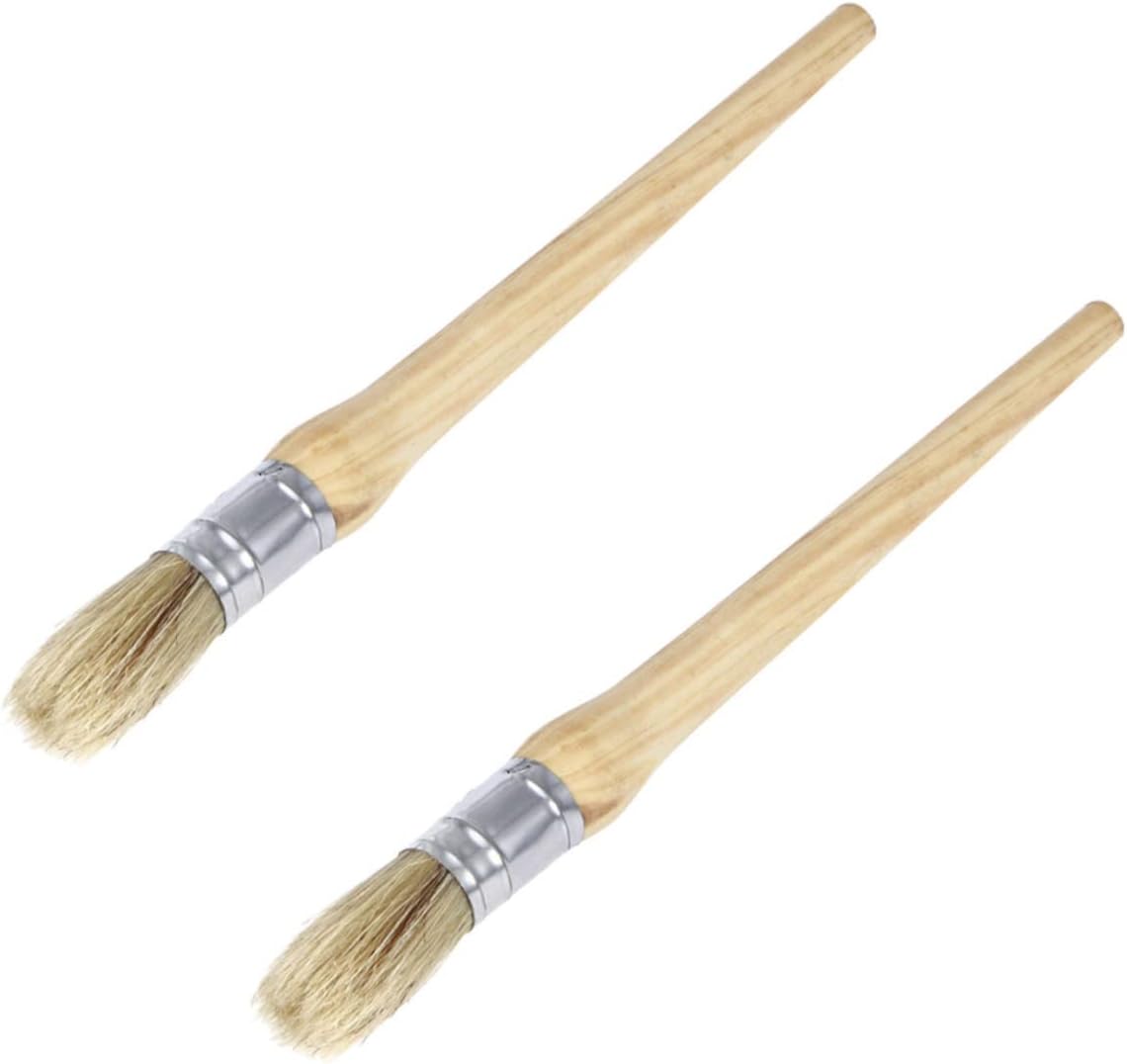 2 pcs Stencils Wall Arts DIY Natural Round Professional Art Handle ...