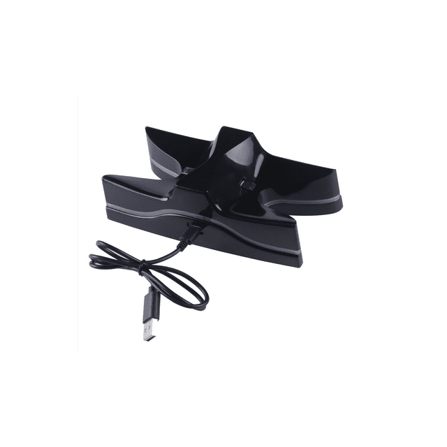 Dual Charger Ports Charging Station with Blue LED For PS4 Playstation 4 ...