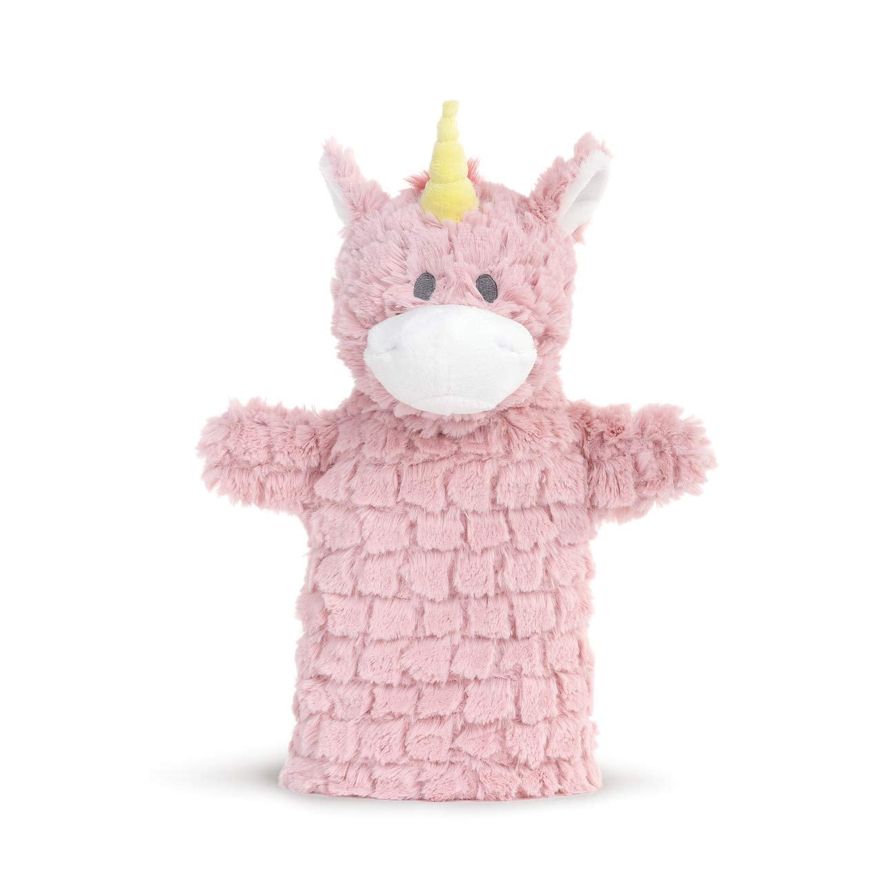 DEMDACO Sparkles The Unicorn Plush Puppet, Soft Pink, 12 Inch ...