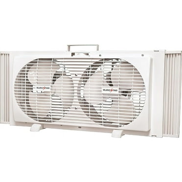 Bionaire Thin Window Fan with Comfort Control Manual Thermostat ...