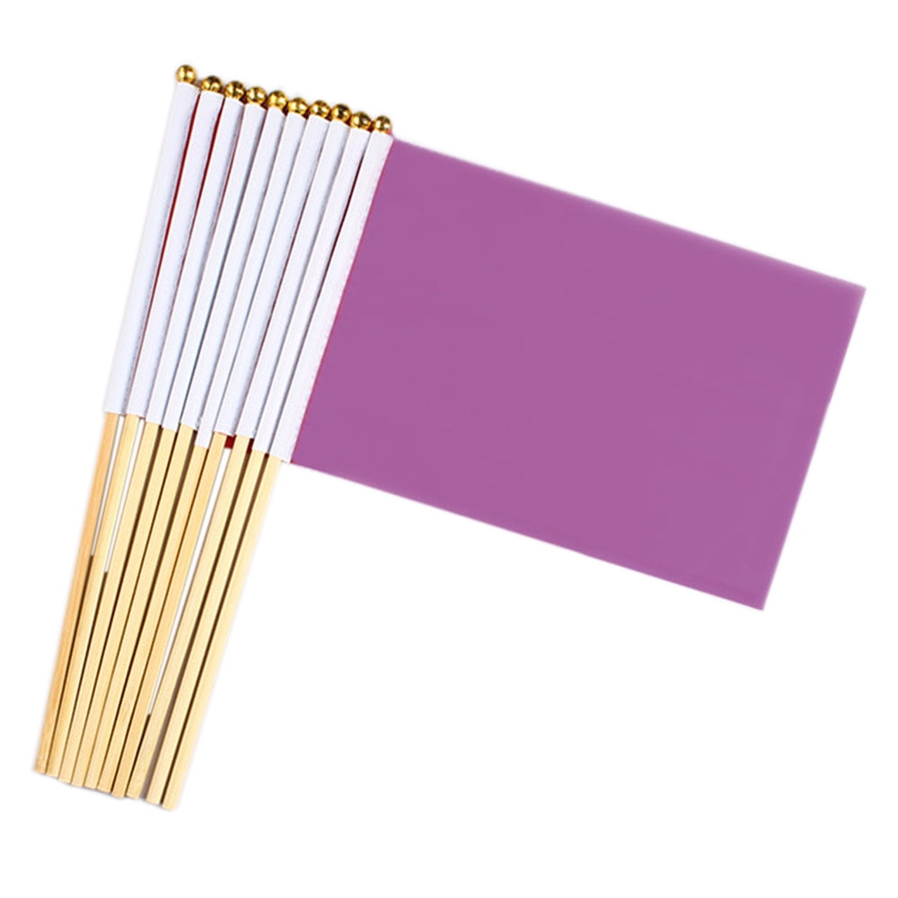 20 Pack Flag Small Mini Plain DIY Flags on Stick, Party Decorations for ...