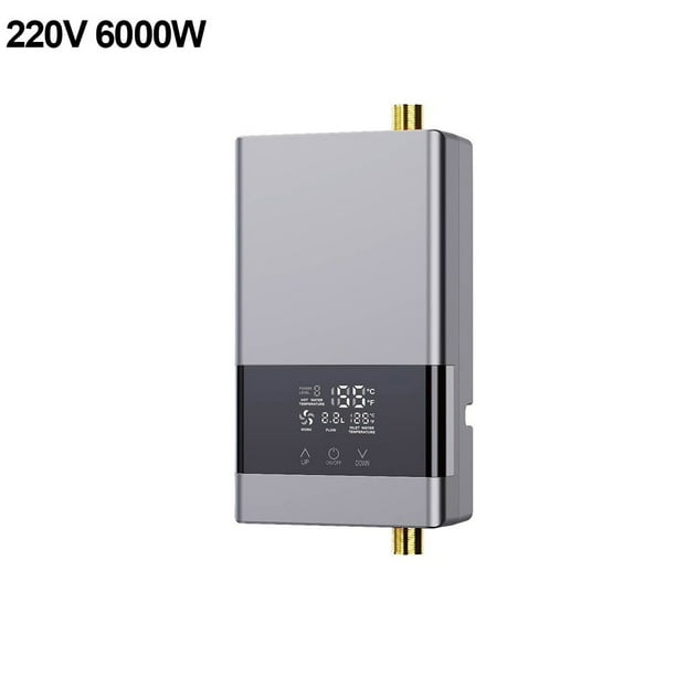 MYG 6000W Tankless Hot Water Heater Shower Electric Portable Instant ...