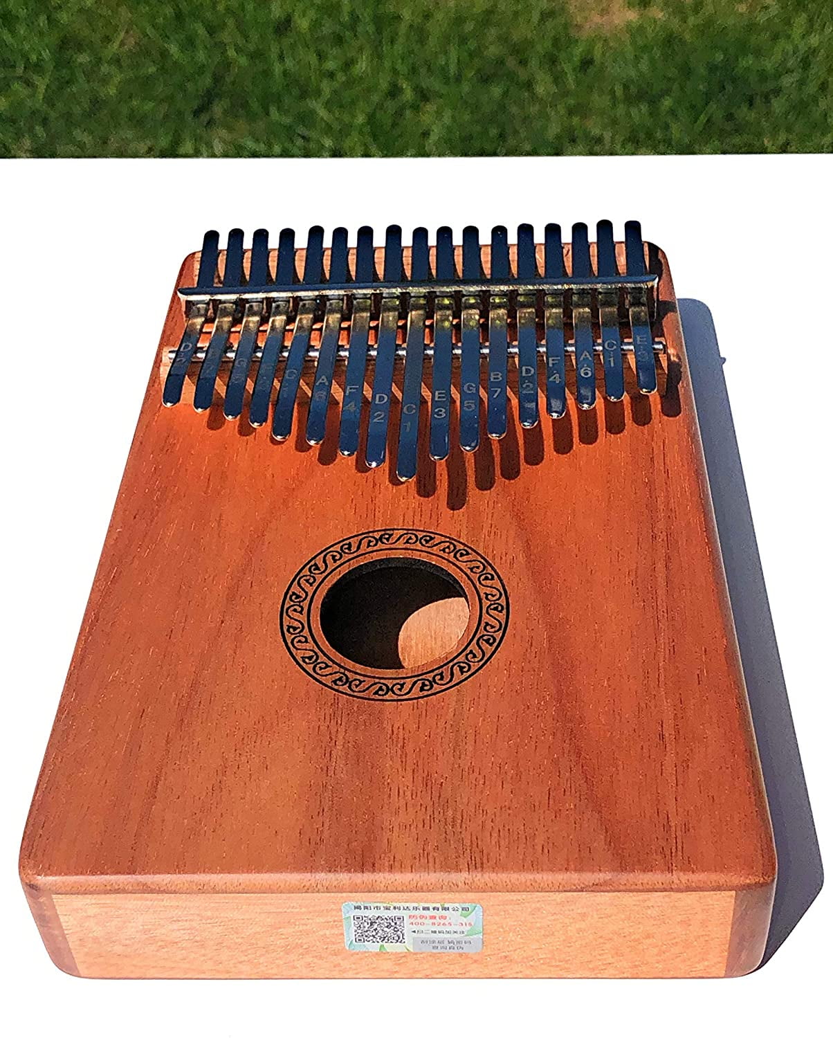 17 keys Mahogany solid wood kalimba With accessoriesp (classic S ...