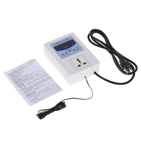 AC110-240V 10A LED Digital Intelligent Pre-wired Temperature Controller ...