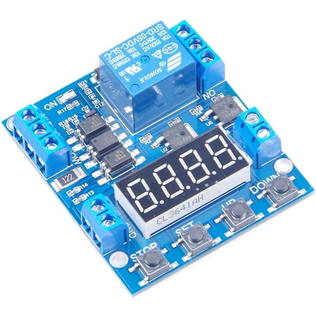 All The Way Relay Module delay Power Off Trigger Voltage Upper Lower Limit Detection Cycle ...