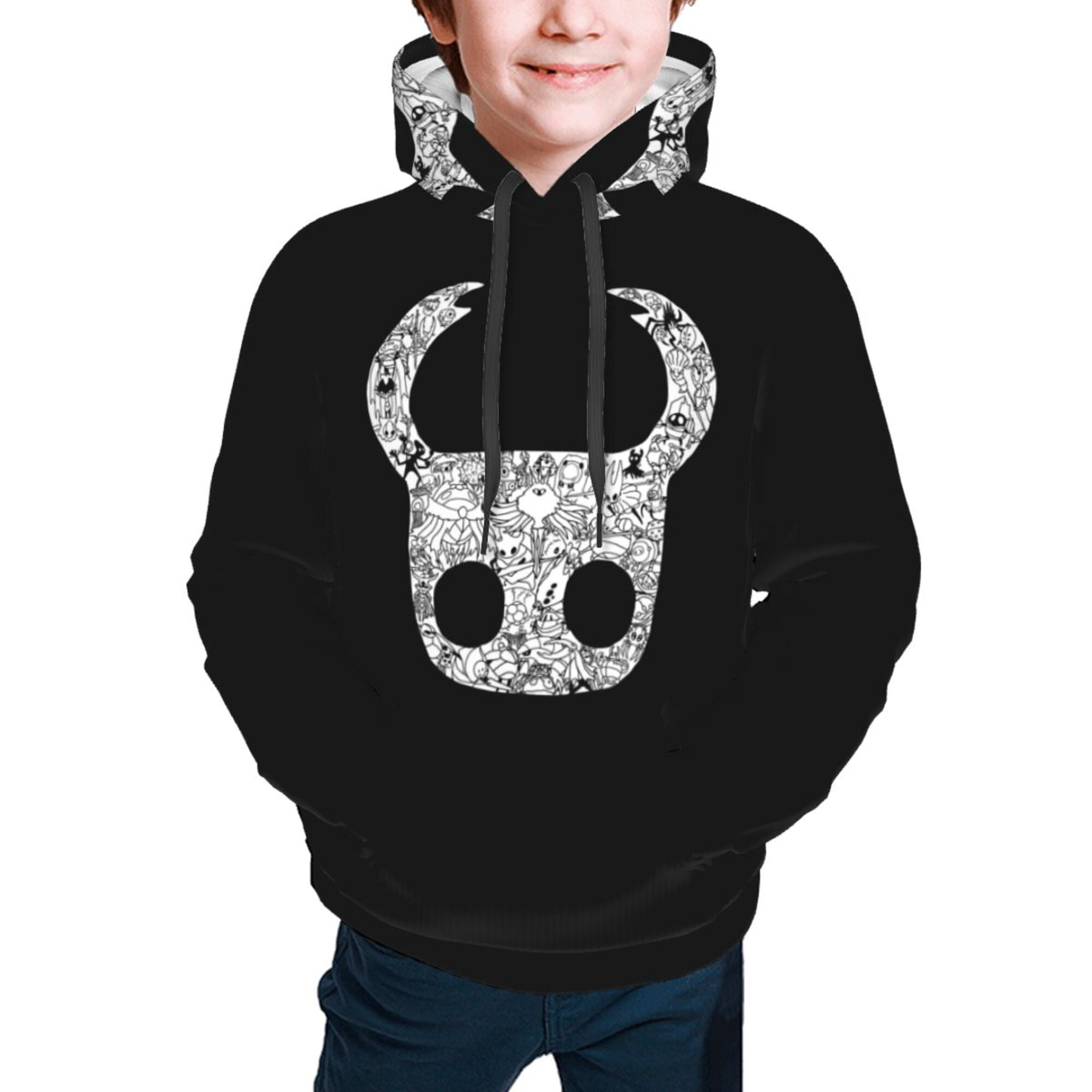 Click here for Owbnaa Hollow Game Knight Hoodie Long Sleeve Pullo... prices