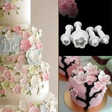 46 PCS Fondant Cake Decorating Kit, Baking Accessories, Plastic Cutters ...