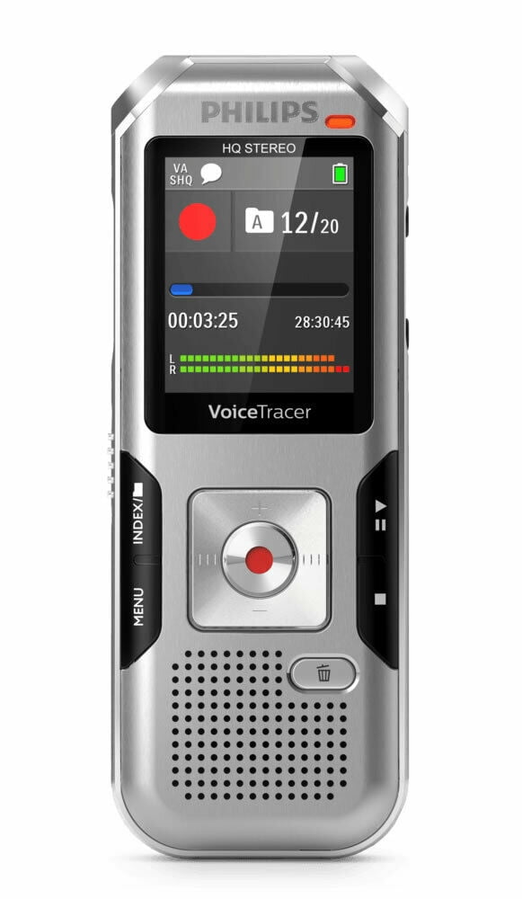 Philips DVT4100 DVT 4100 VoiceTracer Digital Voice Recorder, Dragon Certified - Walmart.com