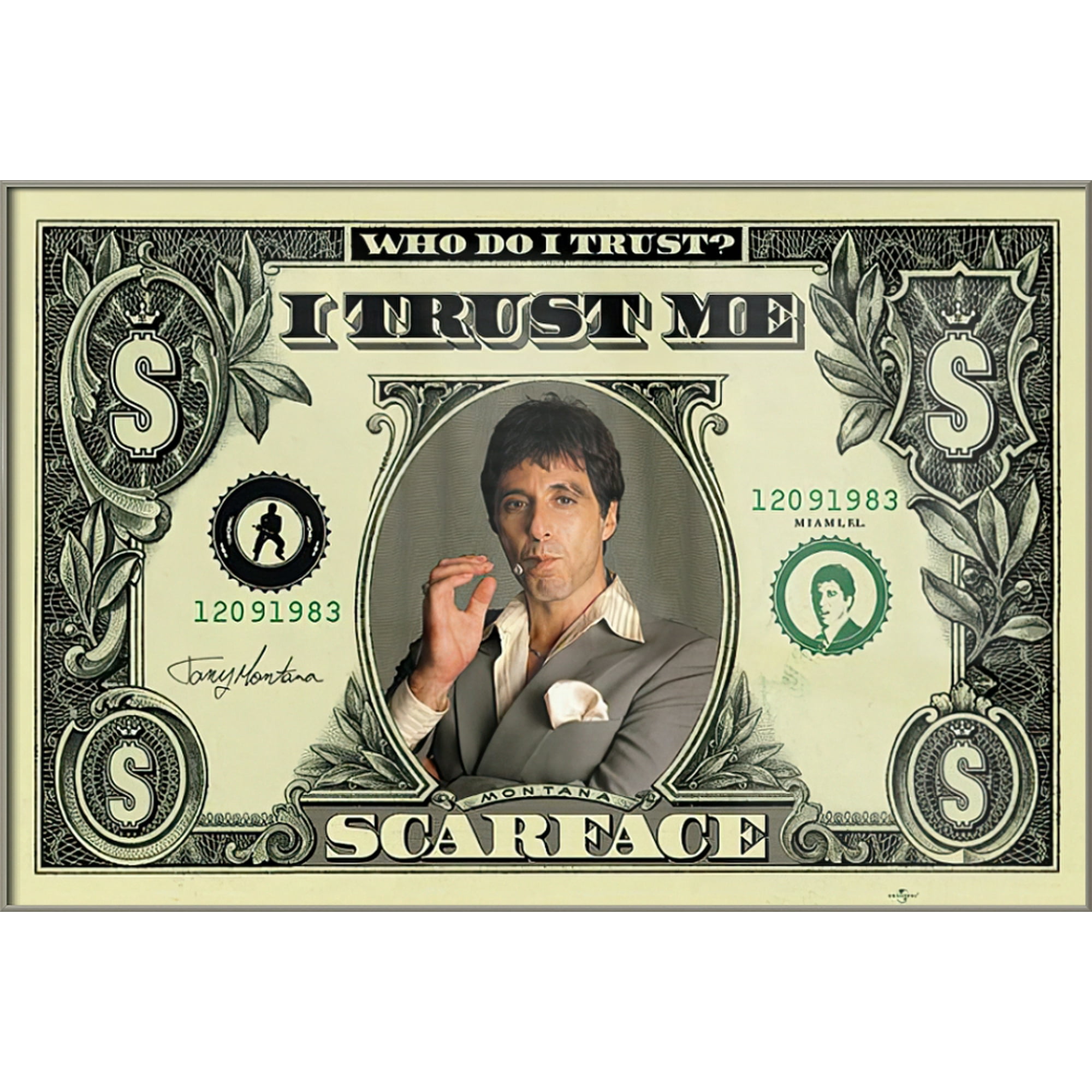 Scarface Poster Framed