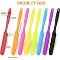 8pcs Jar Spatula,Silicone Jar Scraper with Long Handle,Jam Spreader ...