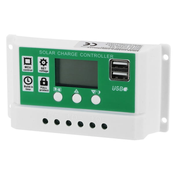 Solar Panel Regulator,LCD Solar Charge Controller Energy Controller ...