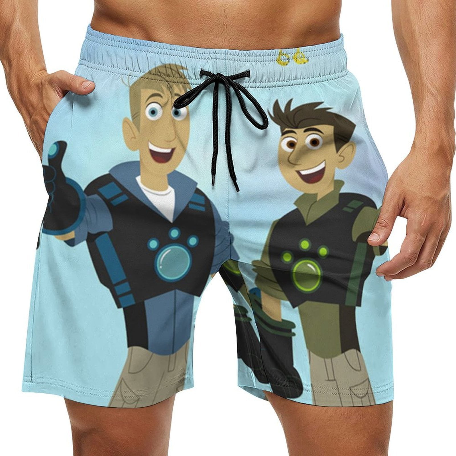 Click here for Ytgxcz Wild Kratts Mens Swim Trunks Board Shorts D... prices