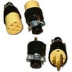 ATB 2 Pc Heavy Duty Female Extension Cord Repair Replacement Electrical ...