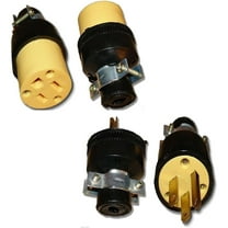 ATB 2 Pc Heavy Duty Female Extension Cord Repair Replacement Electrical ...