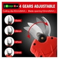 Electric Secateurs, Brushless Cordless Pruning Shear 40mm Efficient ...