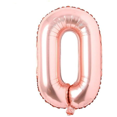 40 inch Letter Rose Gold Alphabet Number Balloon Foil Mylar Party ...