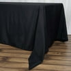 Efavormart 60x126" Seamless Premium BLACK 200 GSM Linens Polyester ...